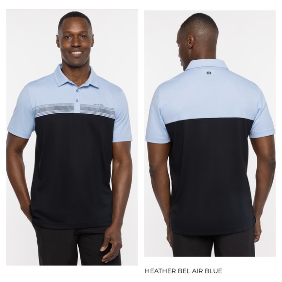 Travis Mathew | Shirts | Travis Mathew 2tone Blue Short Sleeve Cacti ...